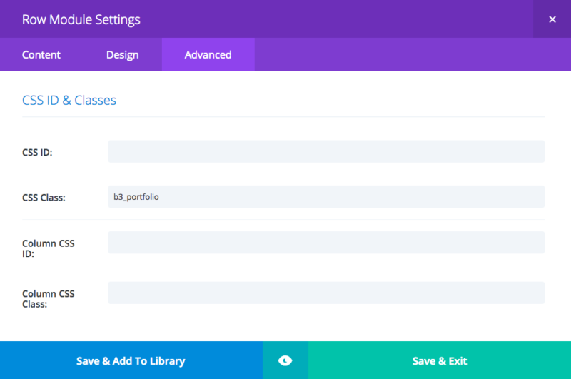 How To Customize Divi Portfolio Module B3 Multimedia Solutions