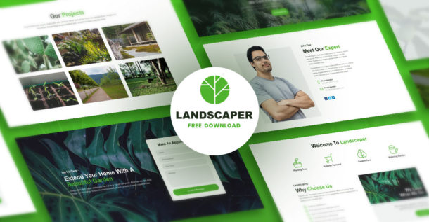 Landscaper: A Free Divi Layout | B3 Multimedia Solutions
