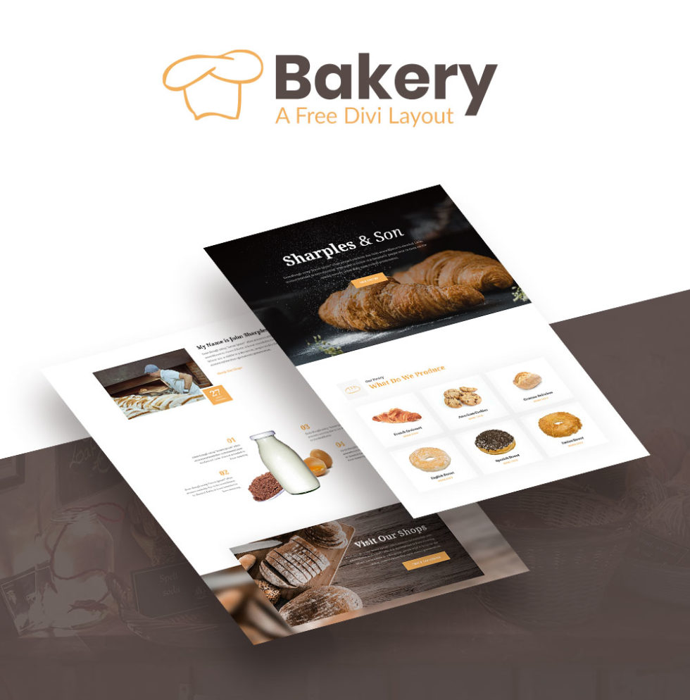 Bakery | A Free Divi Layout | B3 Multimedia Solutions