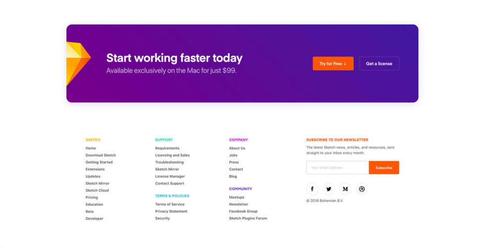 Website Footer Design: Tips, Strategies, And Best Practices | B3 ...